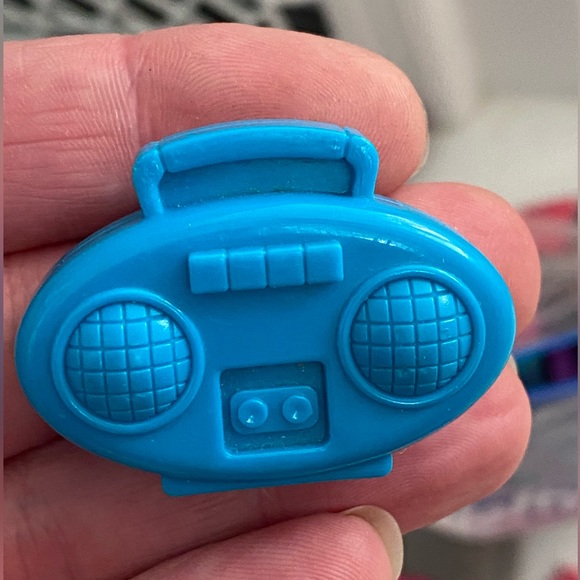 Toys | Barbie 208 Accessory Kids Blue Handheld Portable Boombox Radio ...